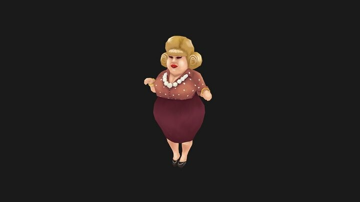 ArtStation - Fat Old Lady