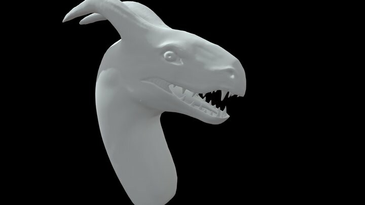 ArtStation - Dragon Head Animation
