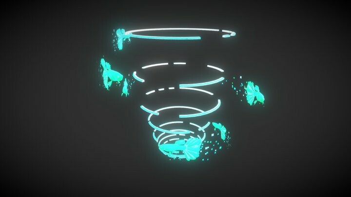 ArtStation - Fish Hologram