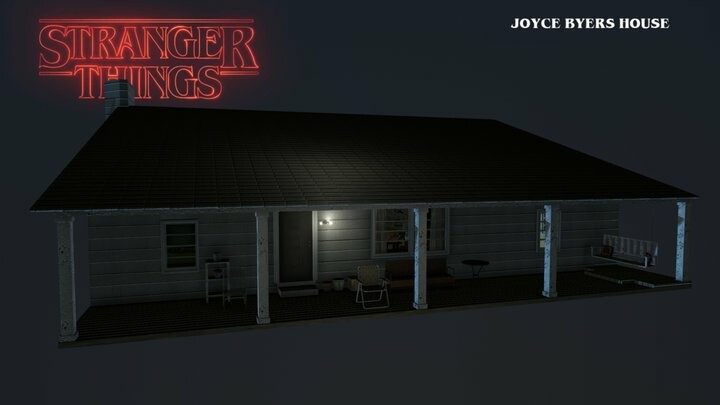 ArtStation - Byers House (Stranger Things)