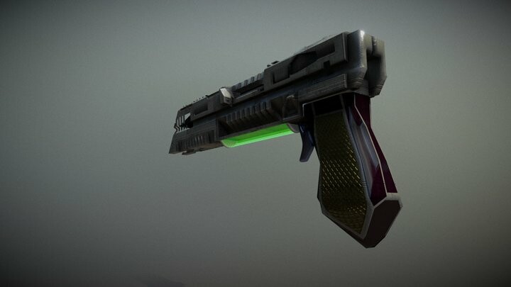ArtStation - Trash gun WIP