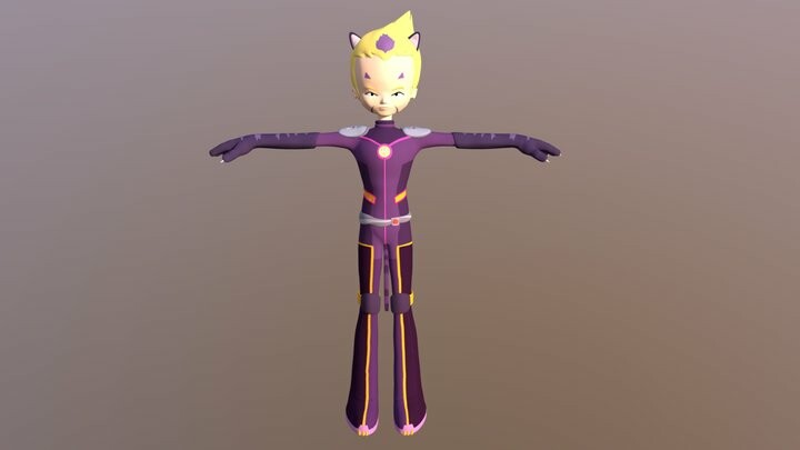 ArtStation - Code Lyoko 3D Odd model (sketchfab)
