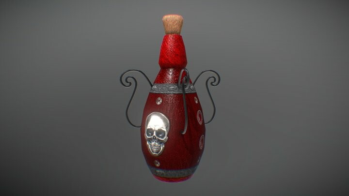 ArtStation - Poison bottle