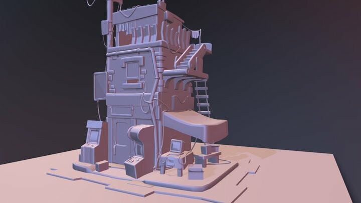 ArtStation - Old Computer Store