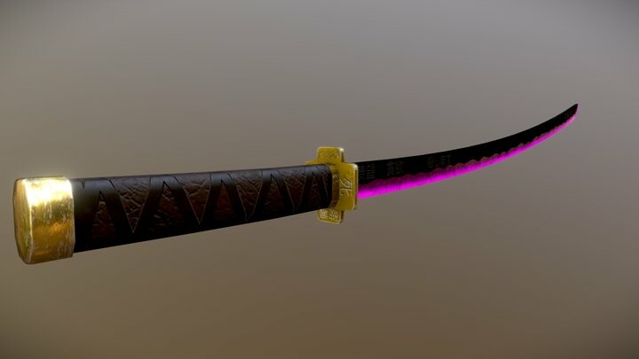 ArtStation - Two-sided Katana