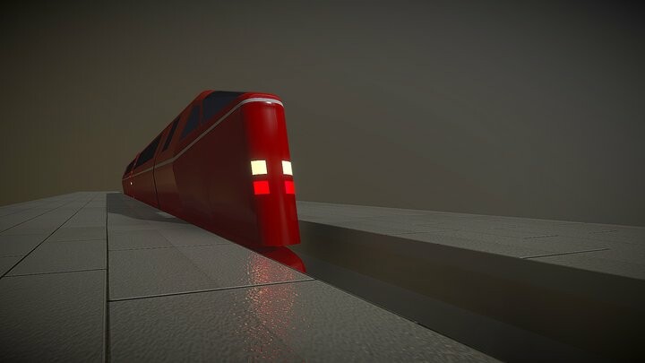 ArtStation - Red Train