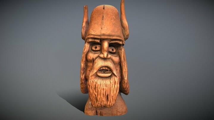 ArtStation - Game Res Viking Head