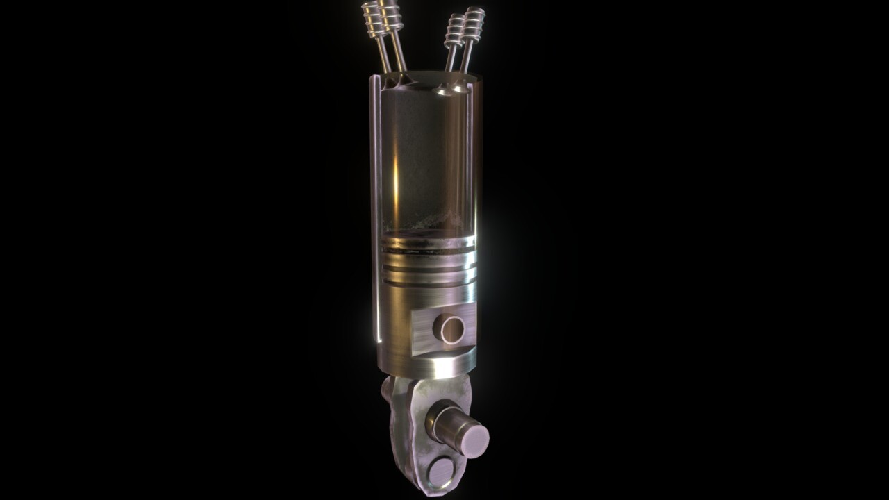 ArtStation - Animated piston