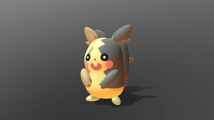 ArtStation - Pokémon Sword and Shield - Morpeko Fan Art