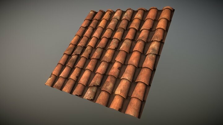 ArtStation - Tile Roof