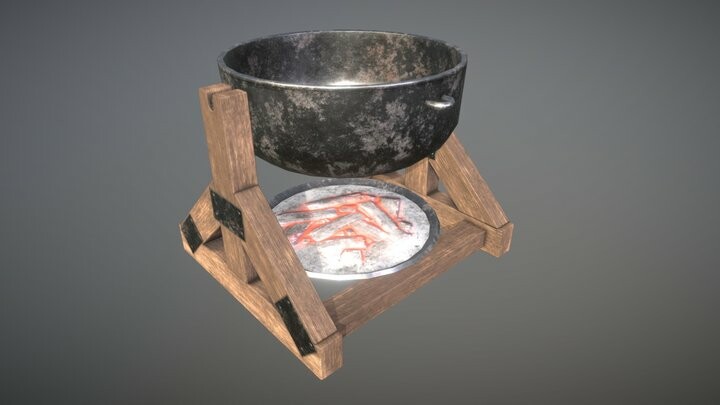 ArtStation - Medieval Cauldron