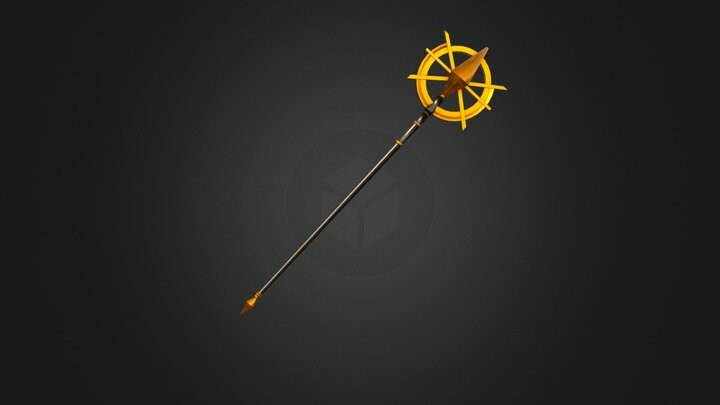 ArtStation - Magic Staff "Golden X"