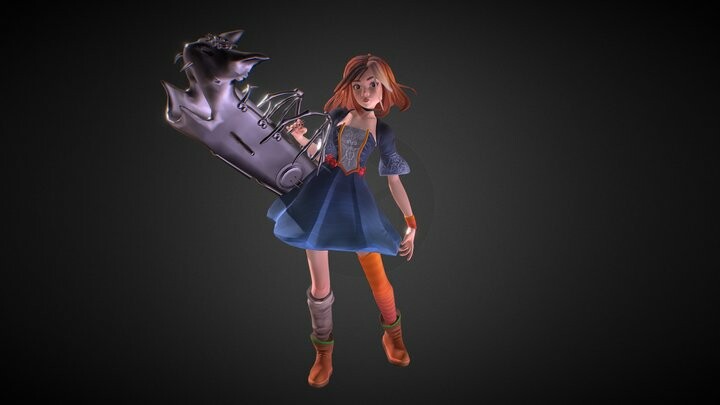 Cynthia aka 'Cisou' - [GALOWEEN] Animated project