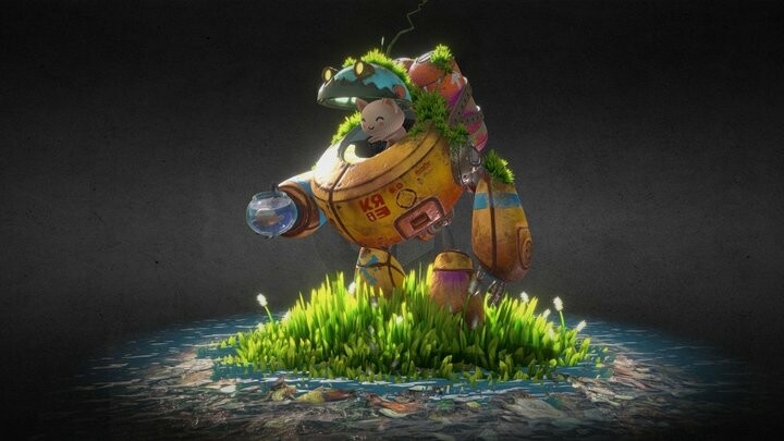 ArtStation - Mecha Cat!