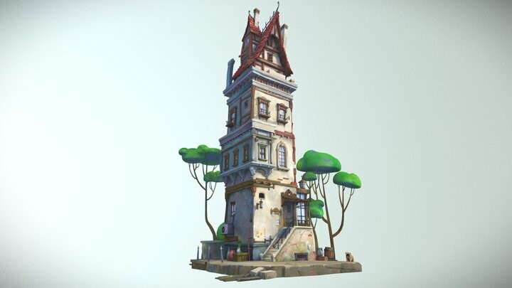 ArtStation - Tall house