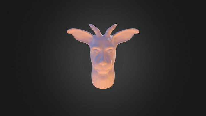 ArtStation - Goatman Head Model