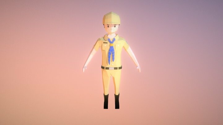 ArtStation - Character Explorador VideoGame