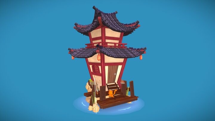 ArtStation - Stylized Fisherman's Temple