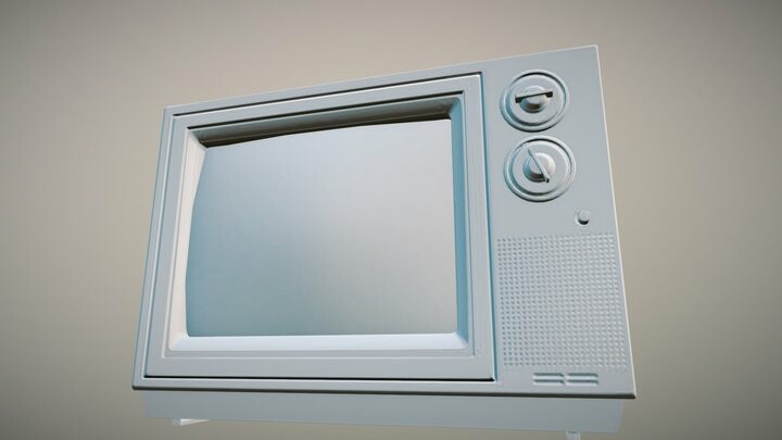 ArtStation - 1980's Television Project Breakdown