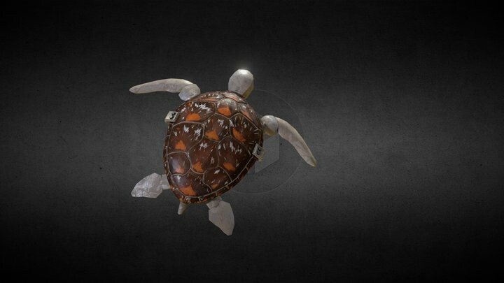 ArtStation - TL34 - Robotic Turtle with Organic Shell
