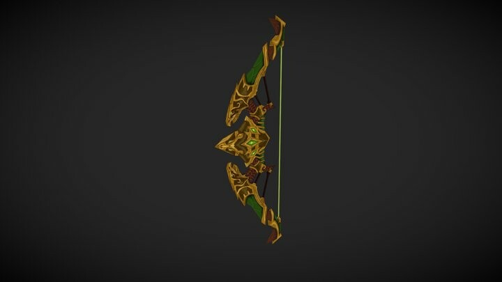 ArtStation - The Marksmanship Hunter Bow, WoW: Legion.