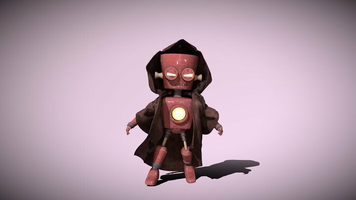 ArtStation - MATTBOT-01 3D VIEW