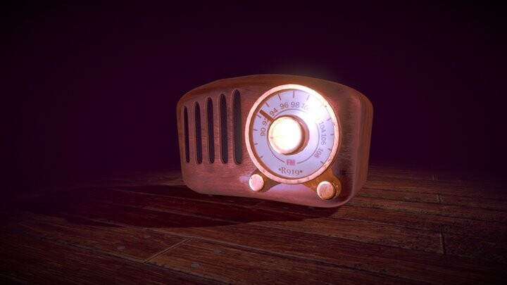 ArtStation - Retro FM Radio