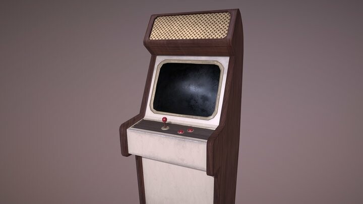 ArtStation - Retro Arcade Cabinet
