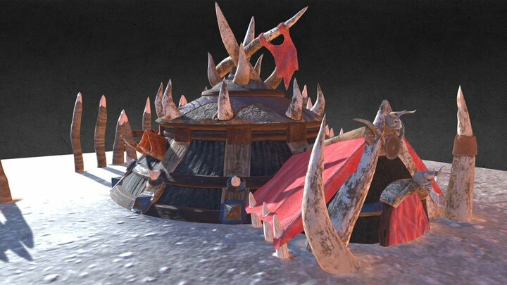ArtStation - Orc Cabin
