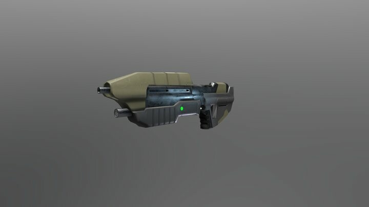 ArtStation - Halo CE Assault Rifle