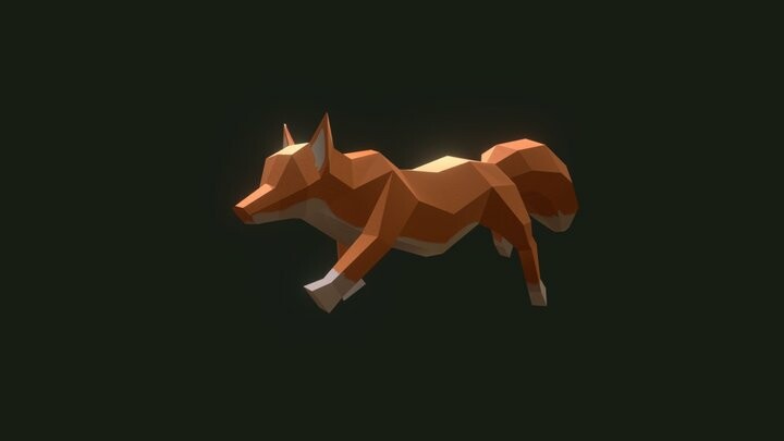 ArtStation - Low-poly Fox
