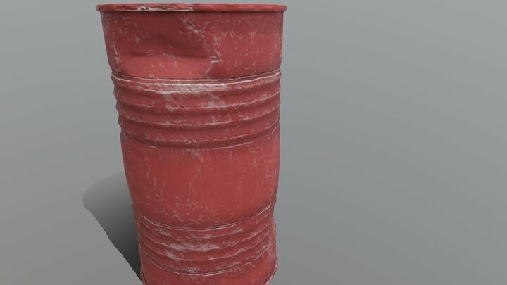 ArtStation - Red Oil Barrel