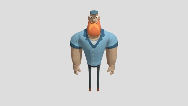 ArtStation - Stylized Security Guard
