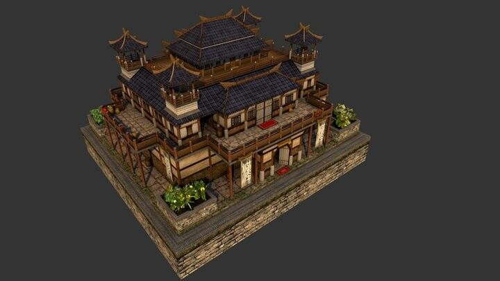 ArtStation - Han Chinese Building Set