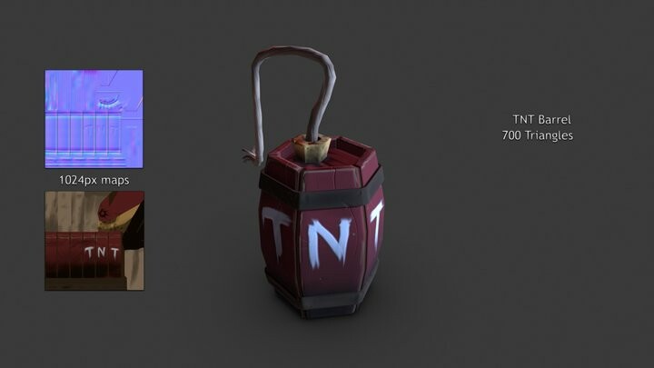 ArtStation - TNT Barrel