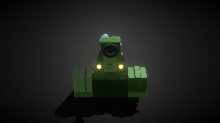 ArtStation - Simple Tank 3D Model