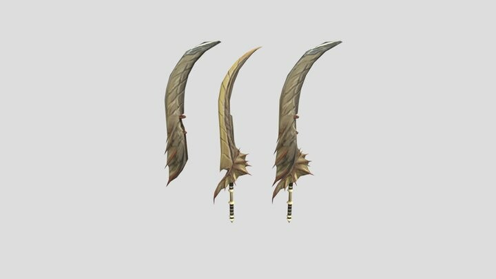 ArtStation - Monster Hunter Cephadrome Sword Copy