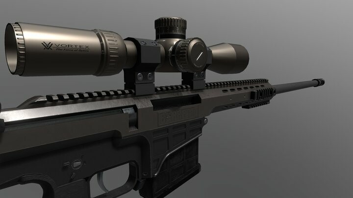 ArtStation - Barrett 98 Bravo