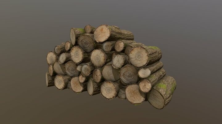 ArtStation - Firewood Pile