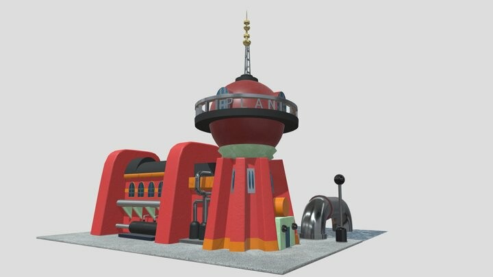 ArtStation - Planet Express Building