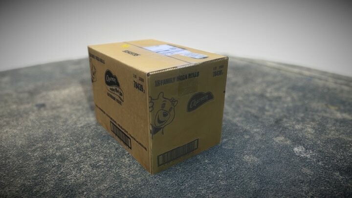 ArtStation - Large Box of Toilet Paper (Charmin)