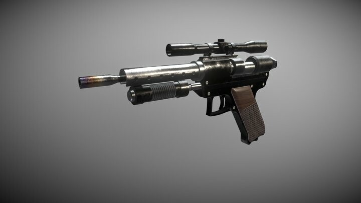 ArtStation - Blaster Pistol