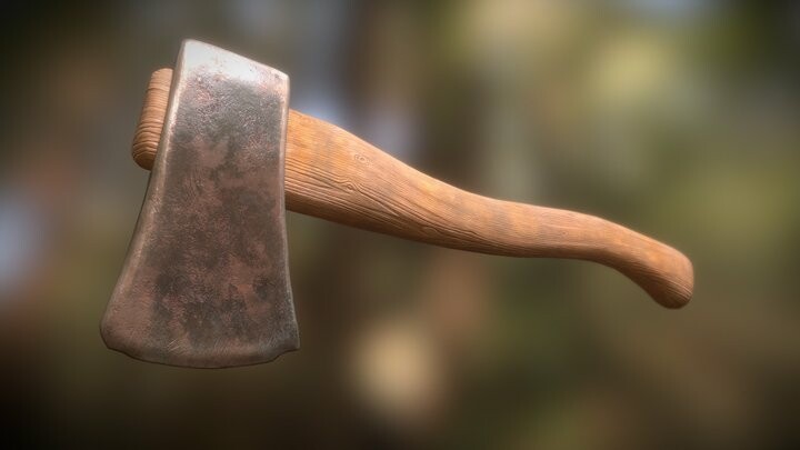 ArtStation - Hatchet Prop (WIP)