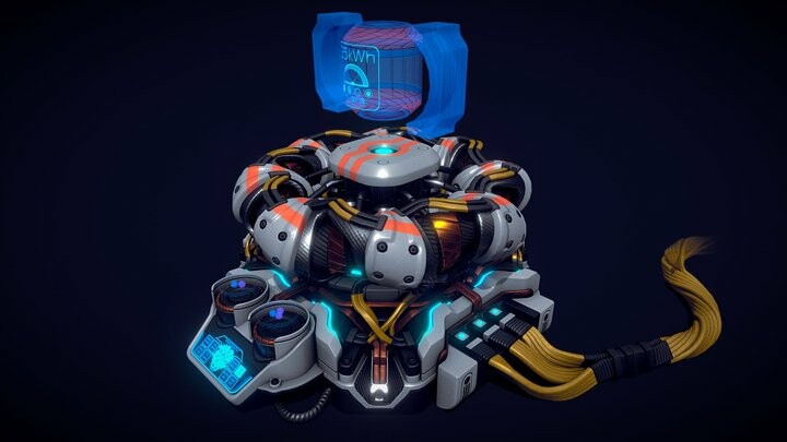 ArtStation - Sci-fi Power Unit