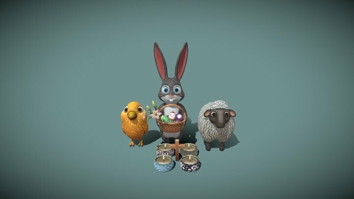 ArtStation - Easter 3D Model