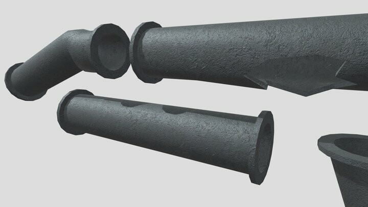 ArtStation - Low Poly Pipe Assets | Sketchfab