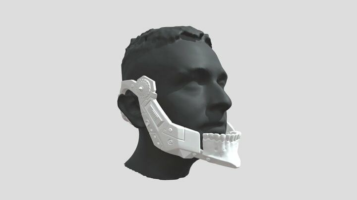 ArtStation - Lower Jaw Skull Mask Project