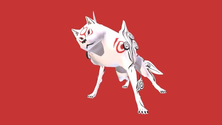 ArtStation - Okami model fanart