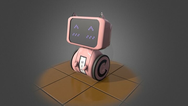 ArtStation - Cute Home Robot