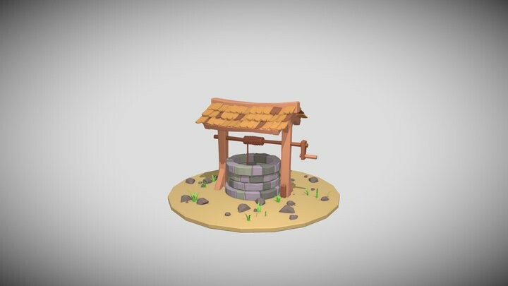 ArtStation - Stylized Water Well